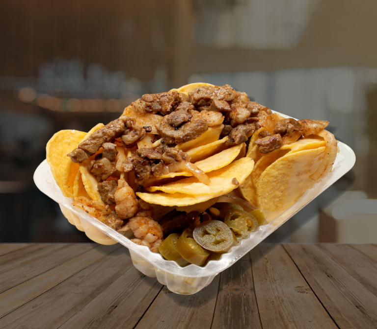 NACHOS CON CARNE - Taco Veloz Sigue el camino del Sabor